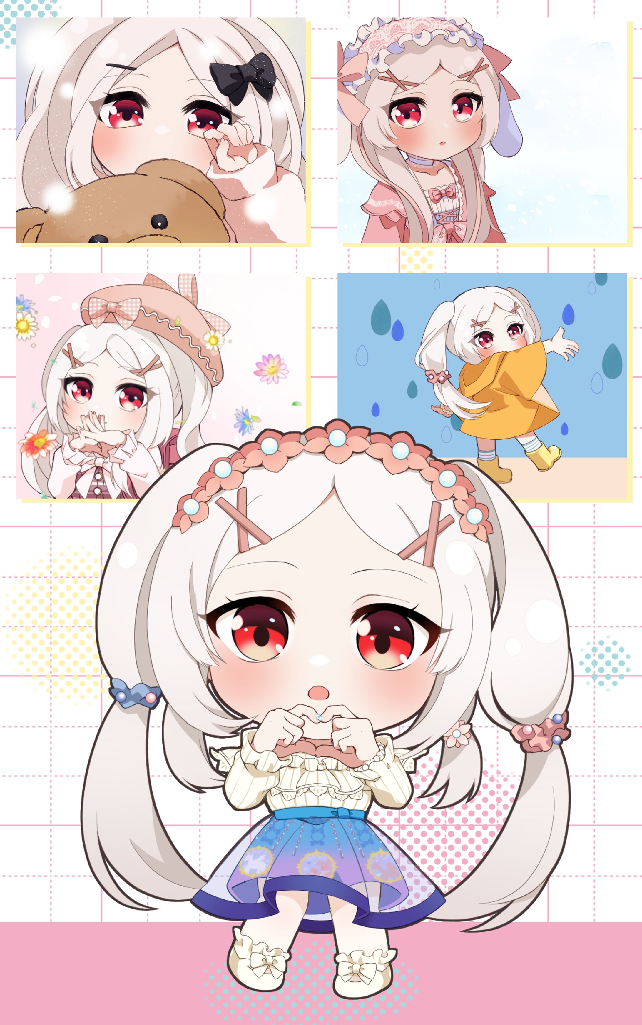 しののん様、ゆあちゃん Skeb SD