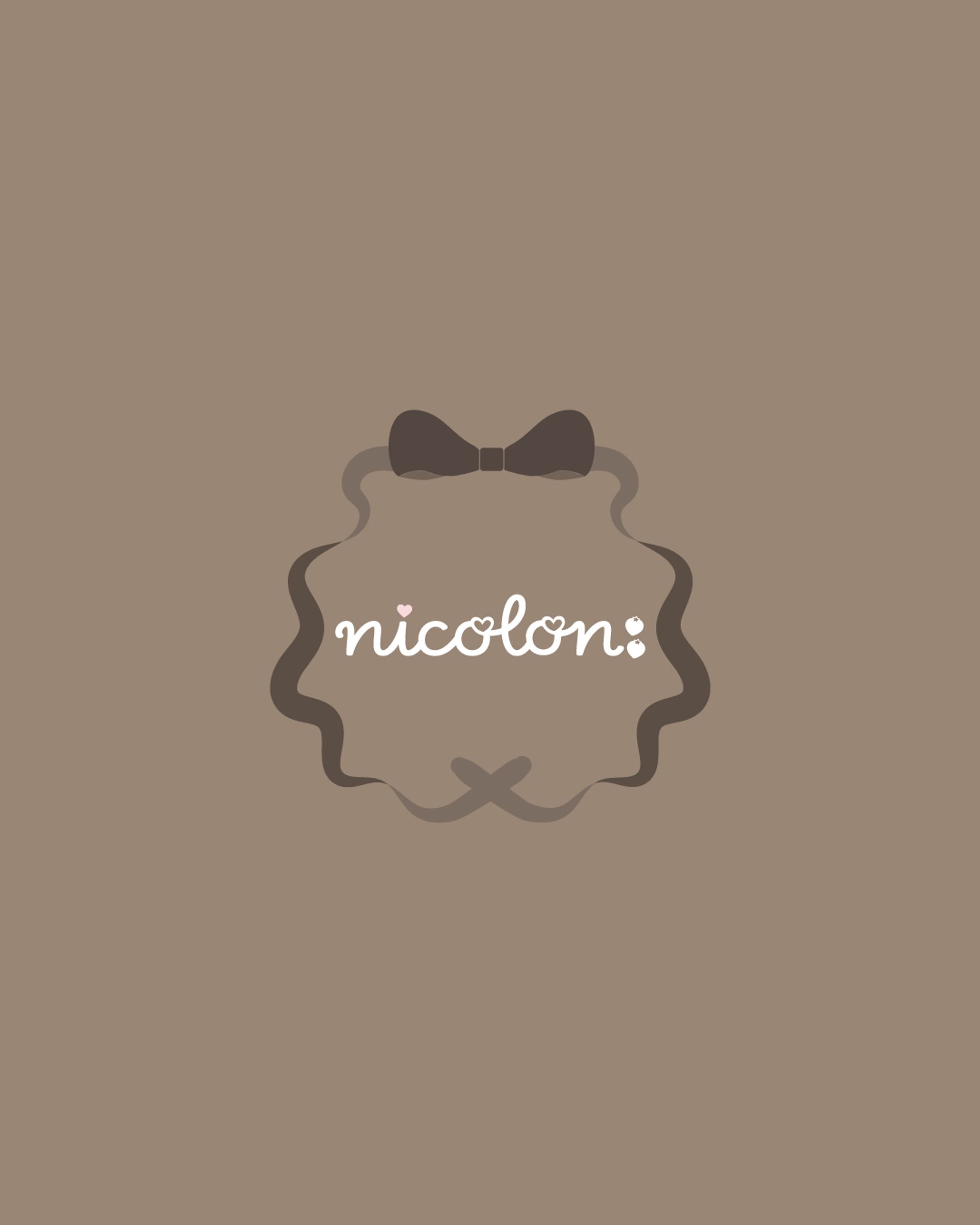 nicolon：様 ロゴ