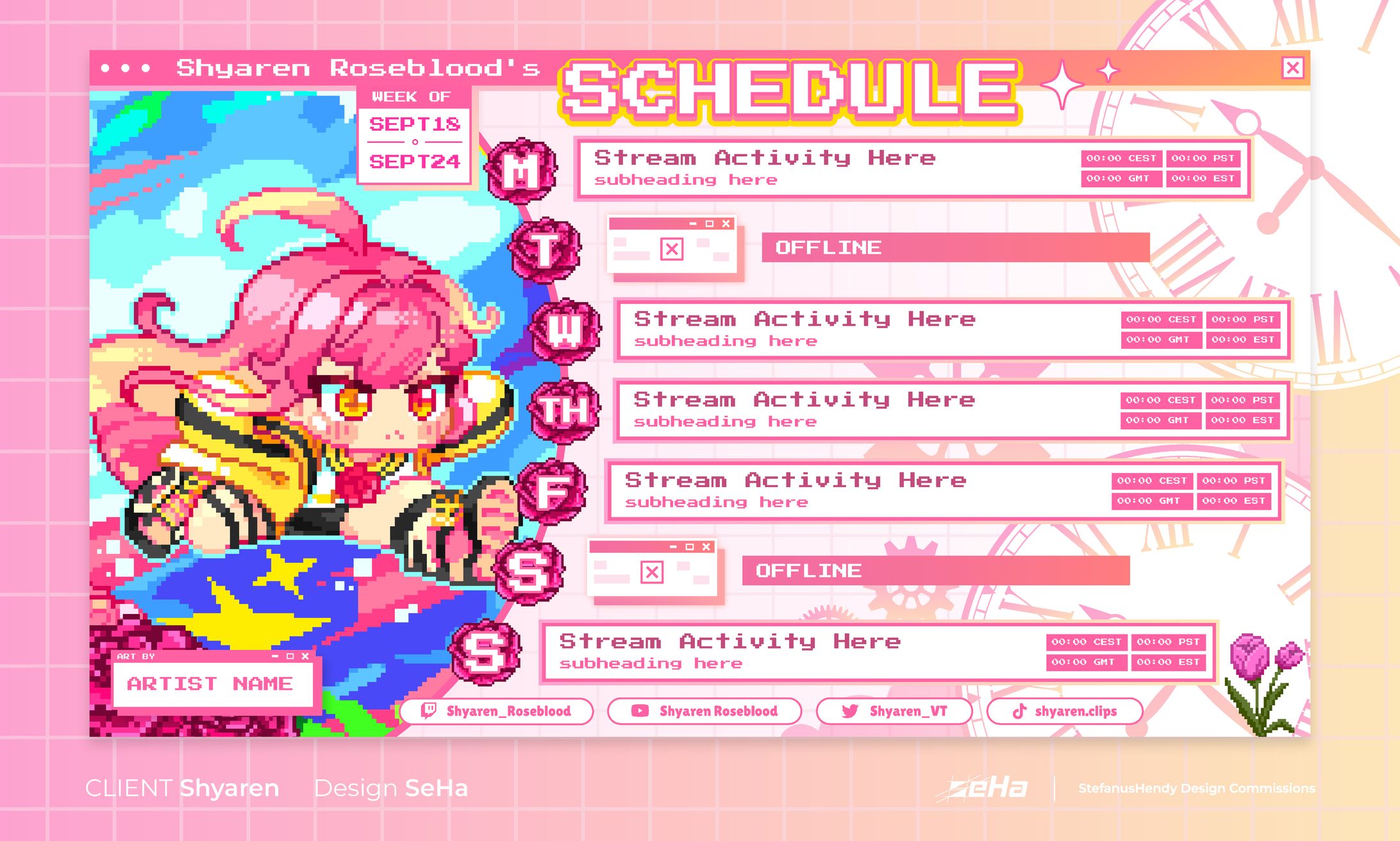 Shyaren Stream Schedule