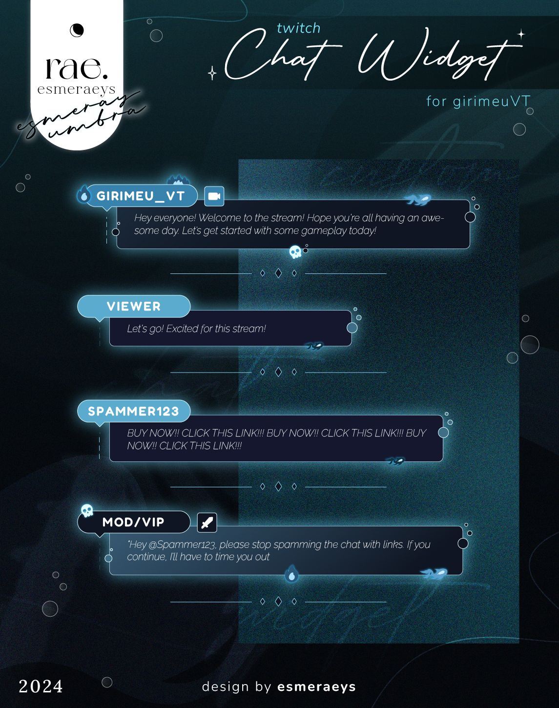 ZeroNeko Chat Widget Design