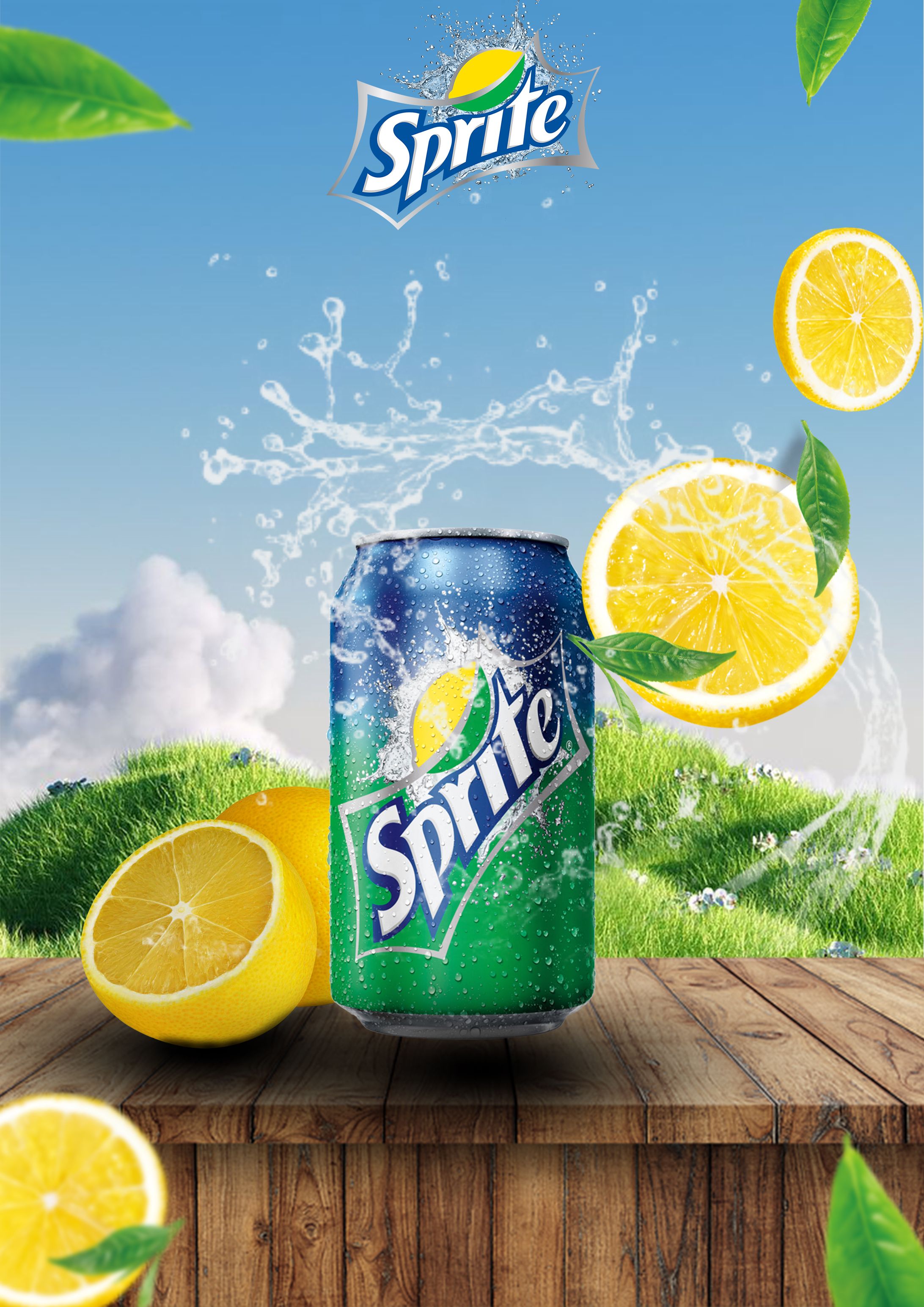 [ Design Produk ] Minuman Sprite