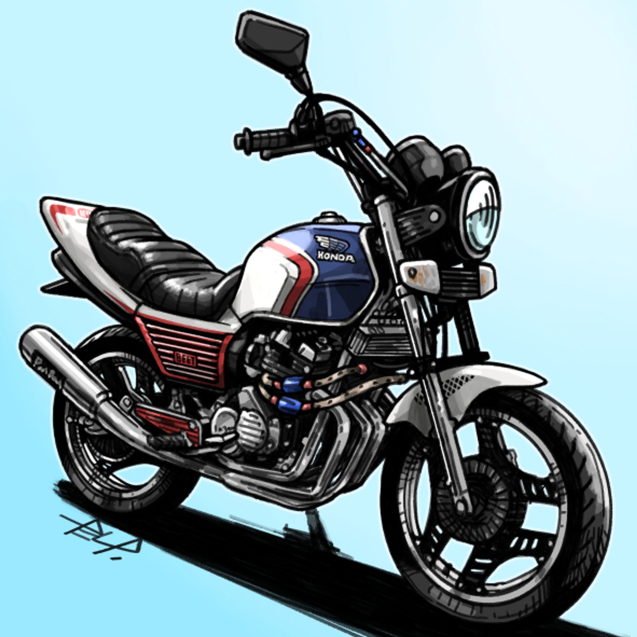 HONDA CBX400F