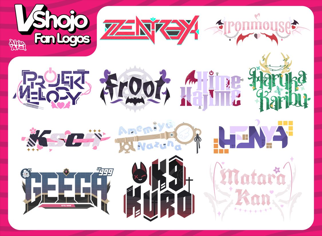 Fan Logos for Vshojo
