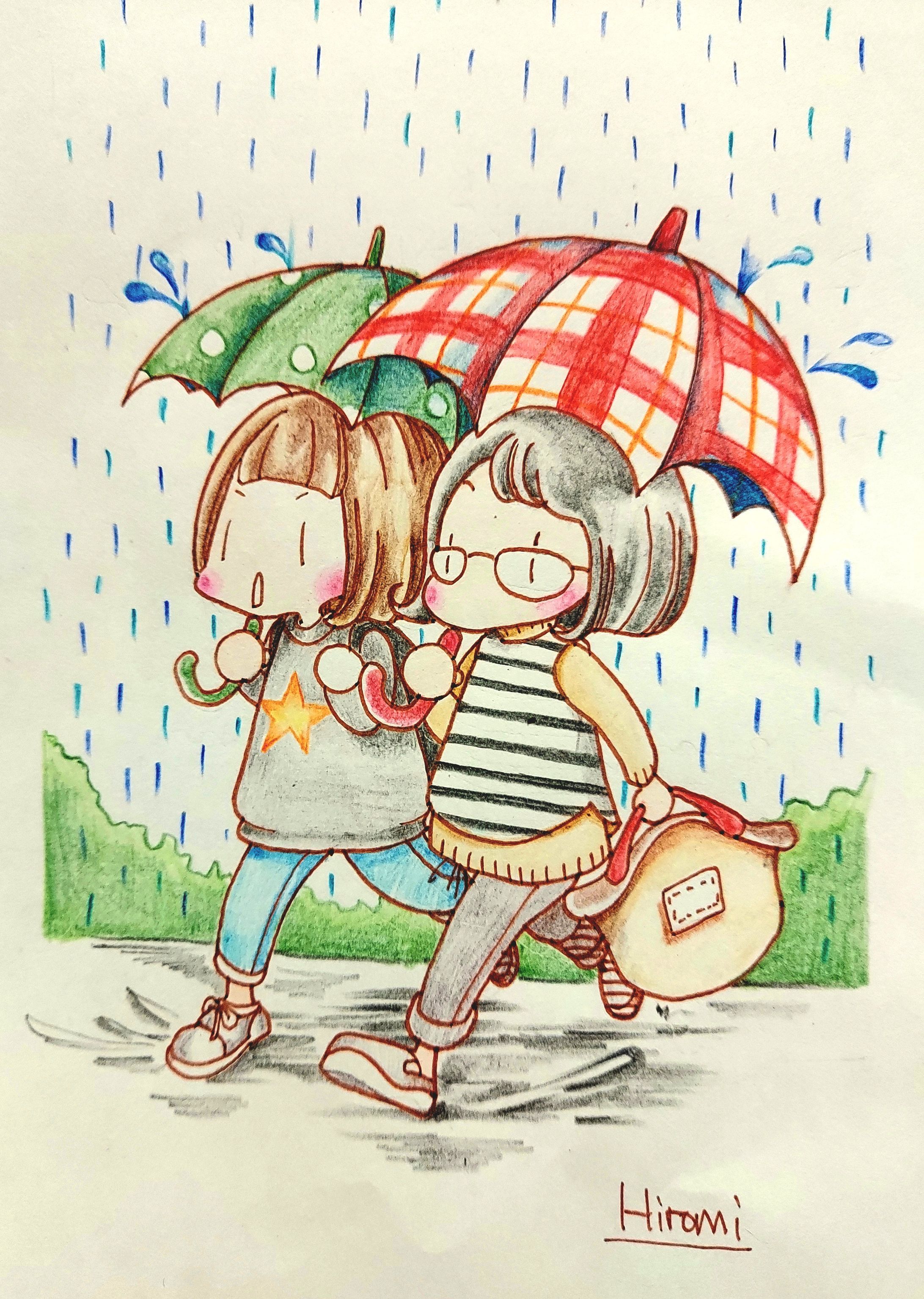 Outing in rain