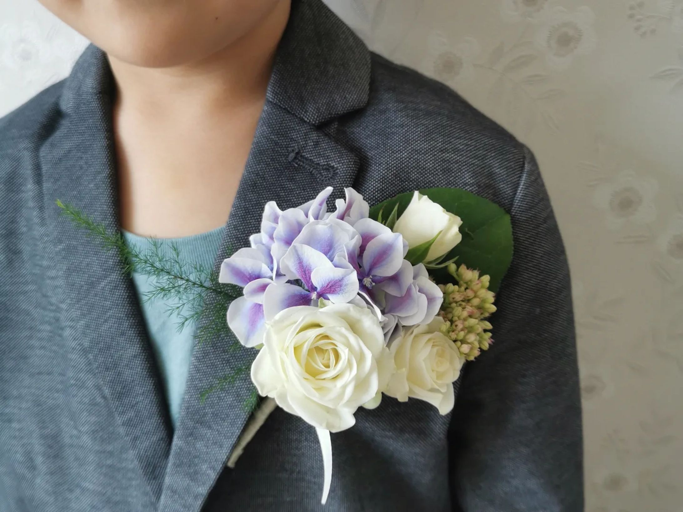 Hydrangea corsage