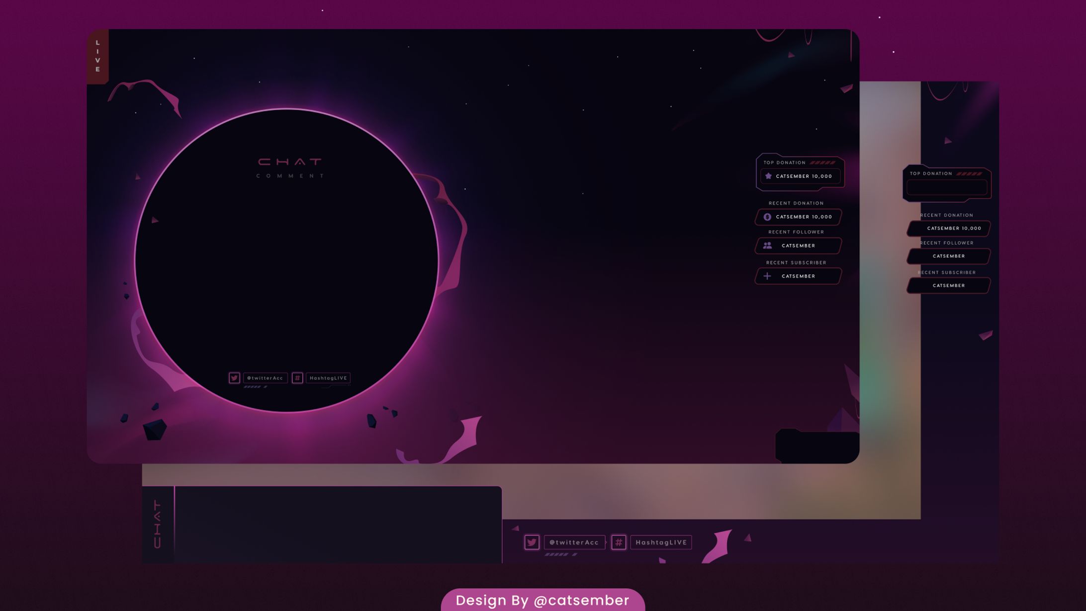 VTuber Overlays Design