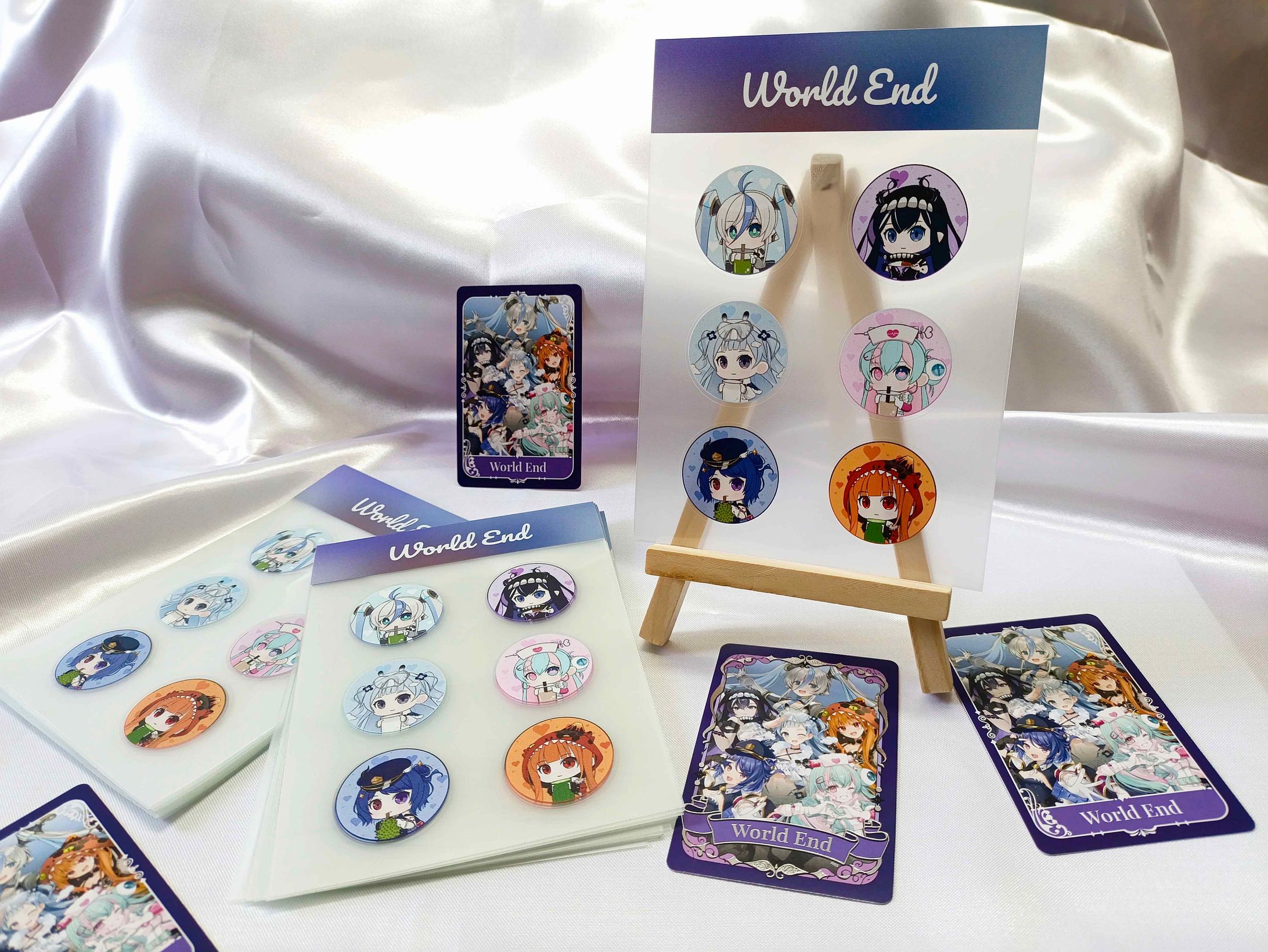 Pixela World End Sticker Set 1 Fanmade