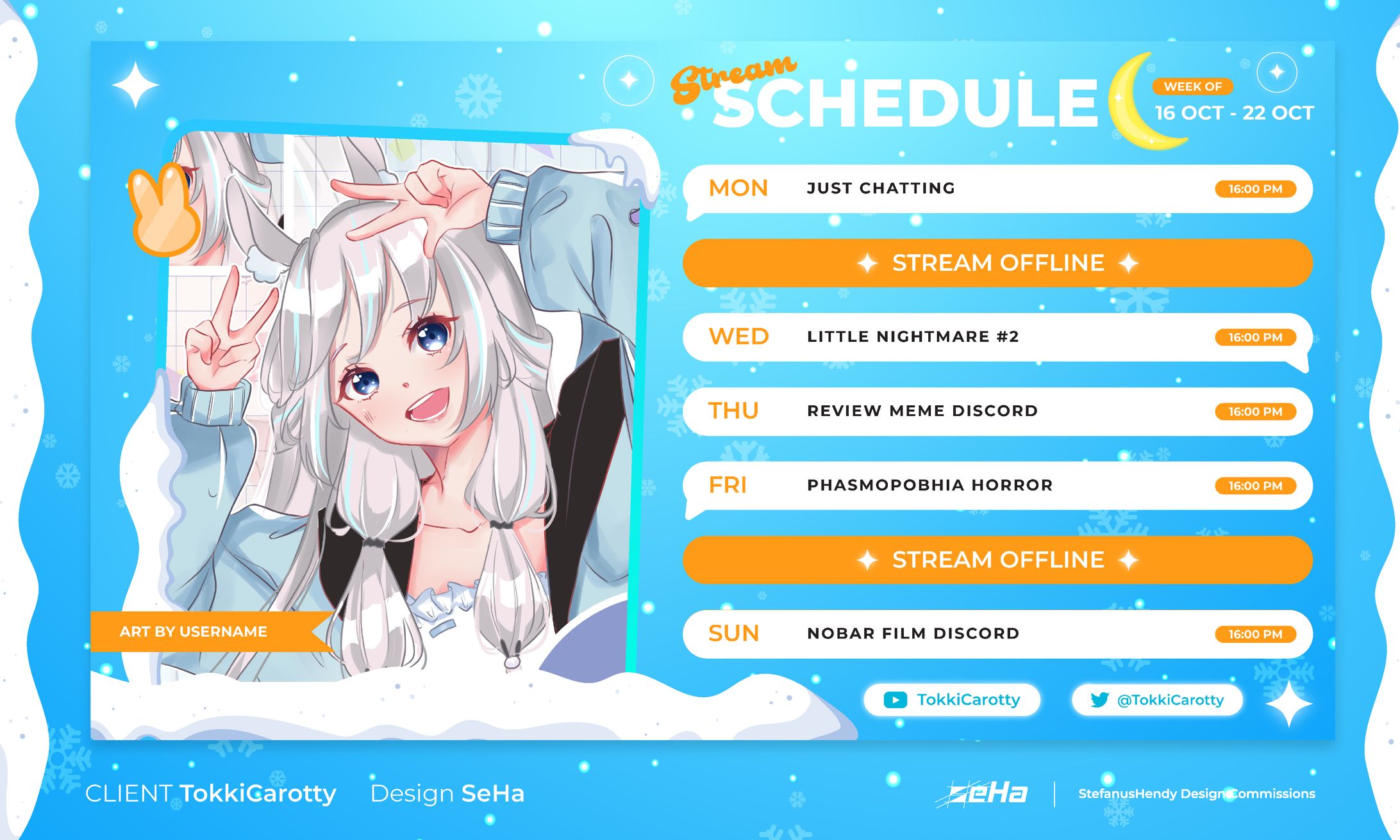 Tokki Carotty Schedule