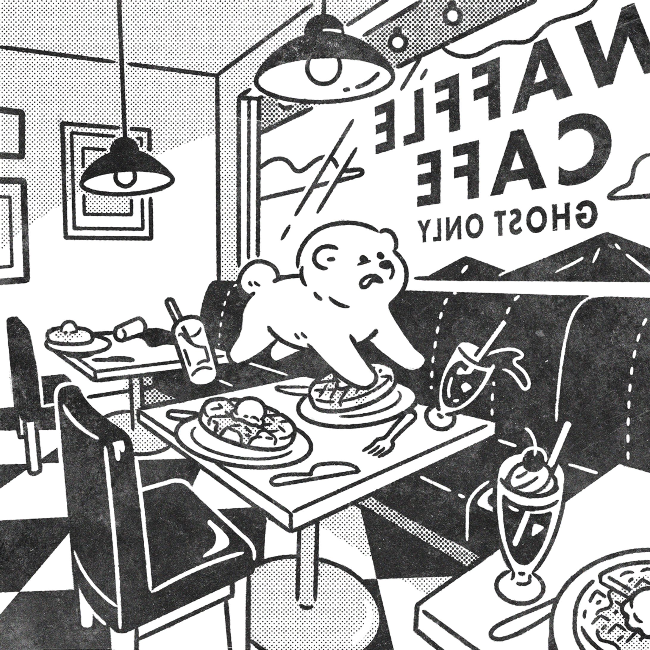 WAFFLE CAFE - GHOST ONLY