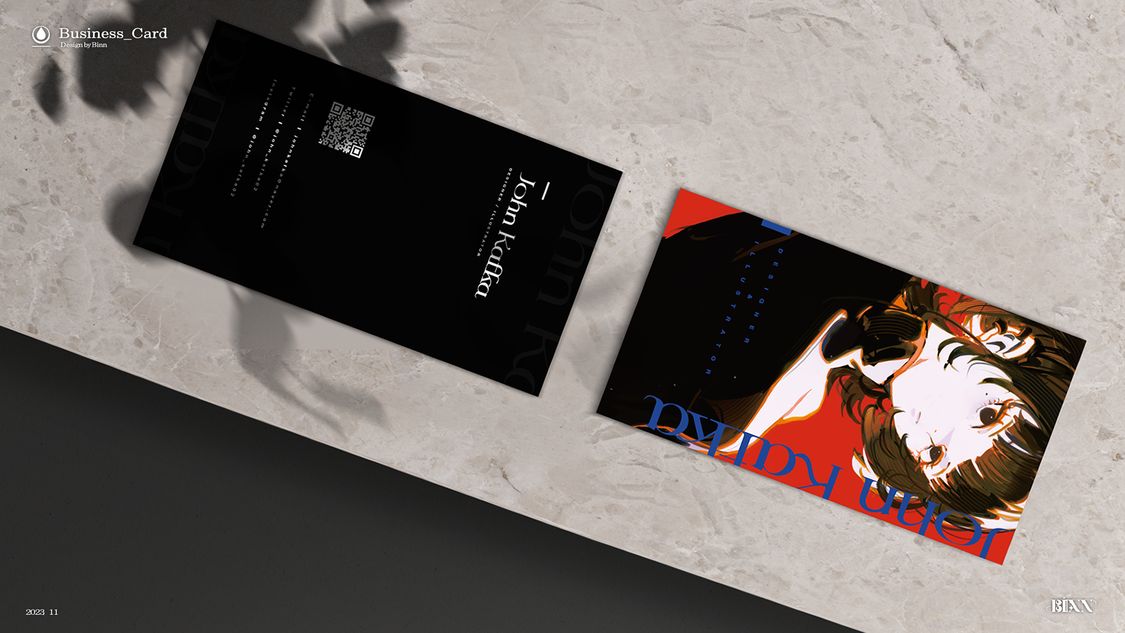 Business card - John Kafka (2023)