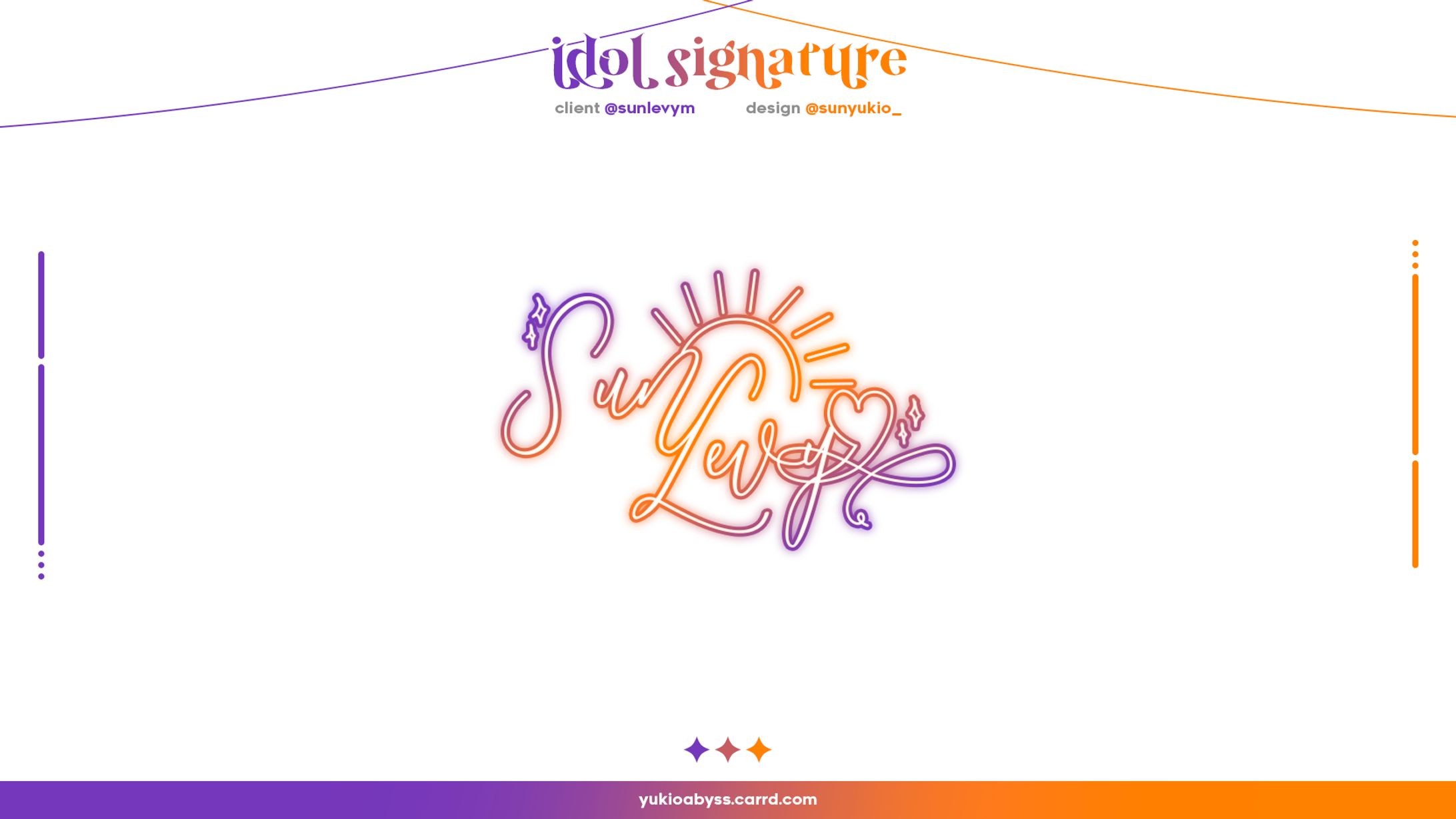 VTuber Idol Signature