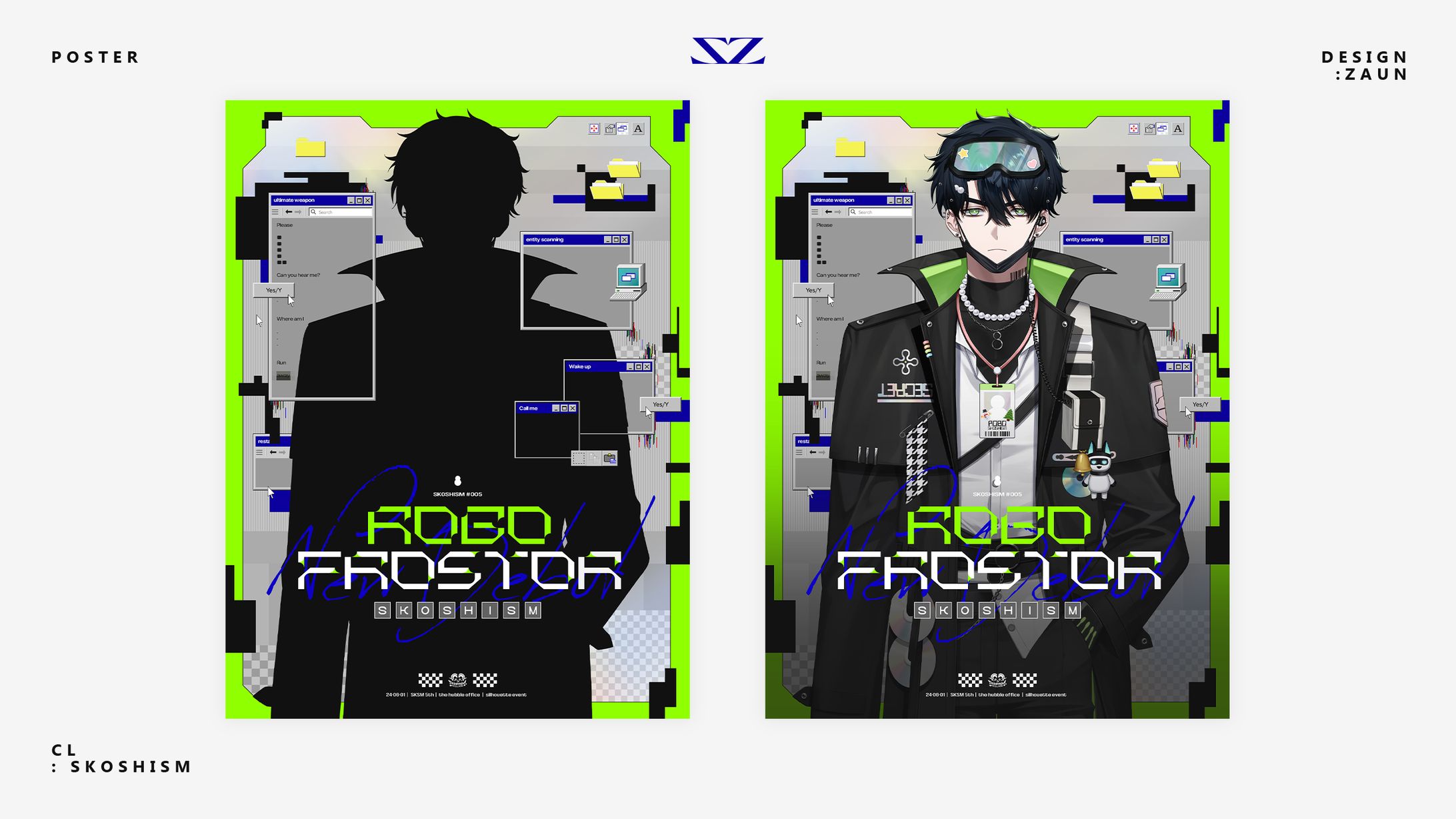 Vtuber POSTER Design「로보 프로스터」