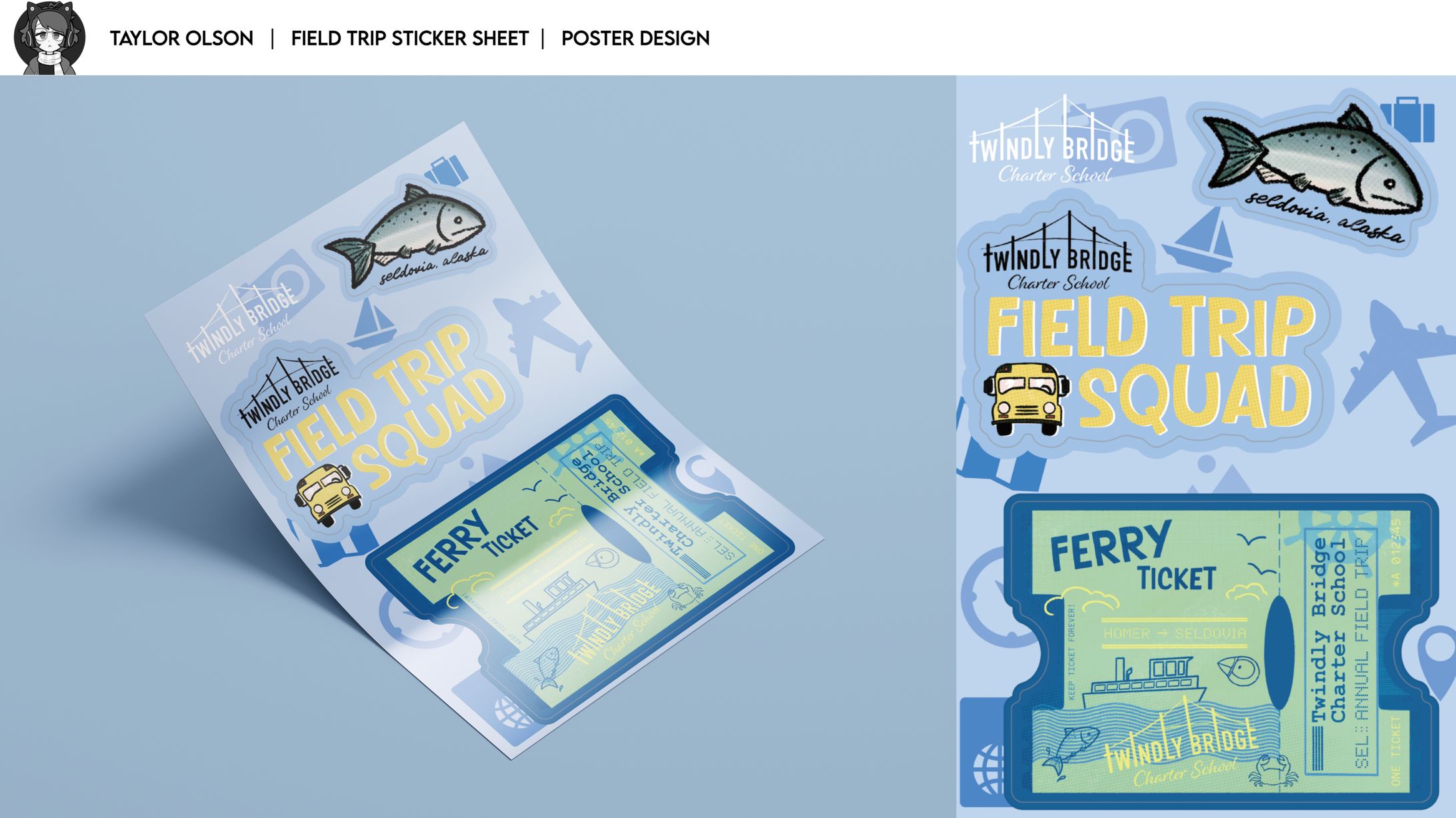 Field Trip Sticker Sheet