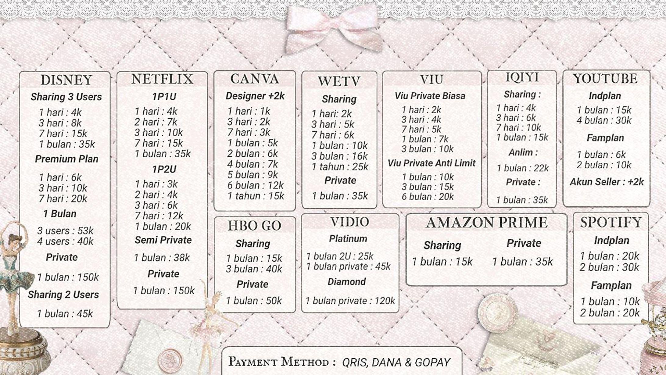 CUSTOMIZED SET UP BA APP PREM