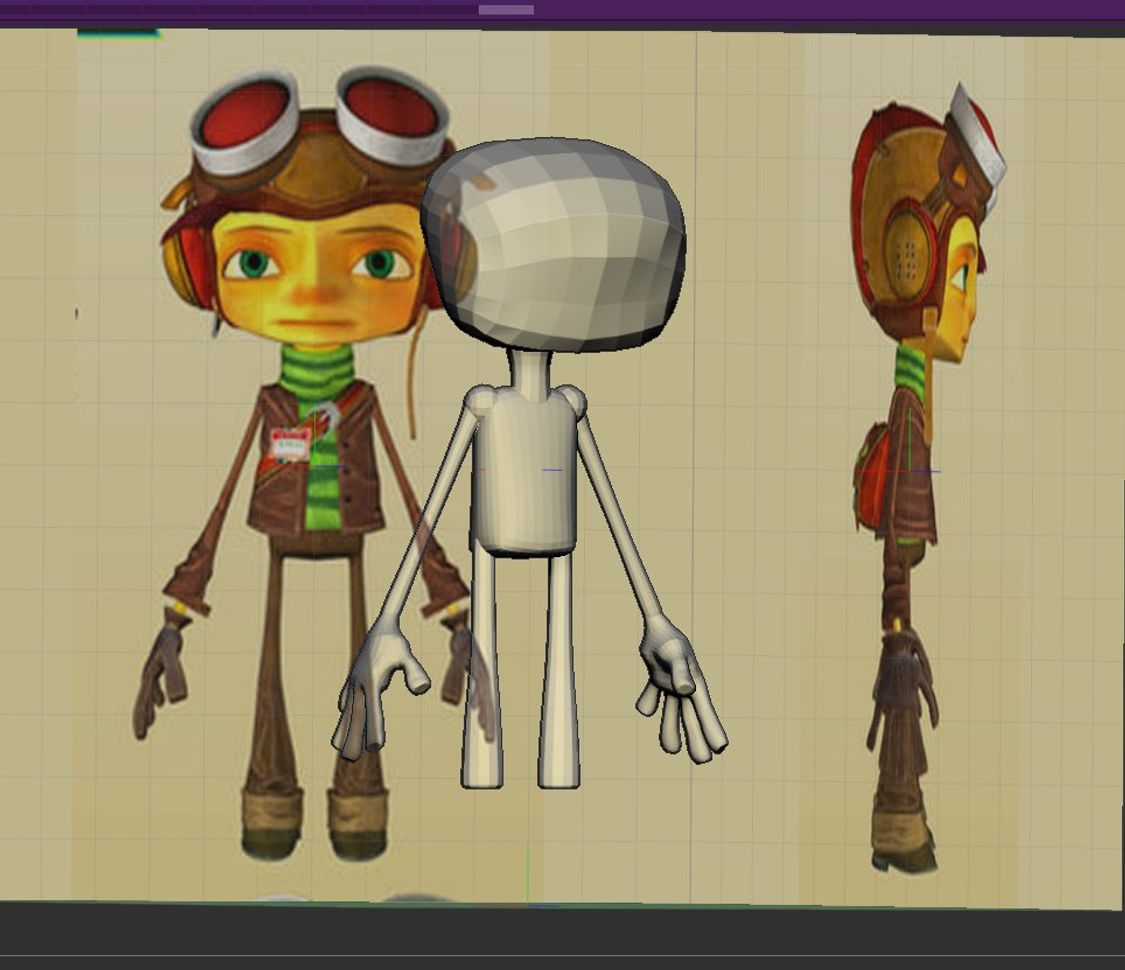 Raz - Psychonauts Fanart (3D Print)