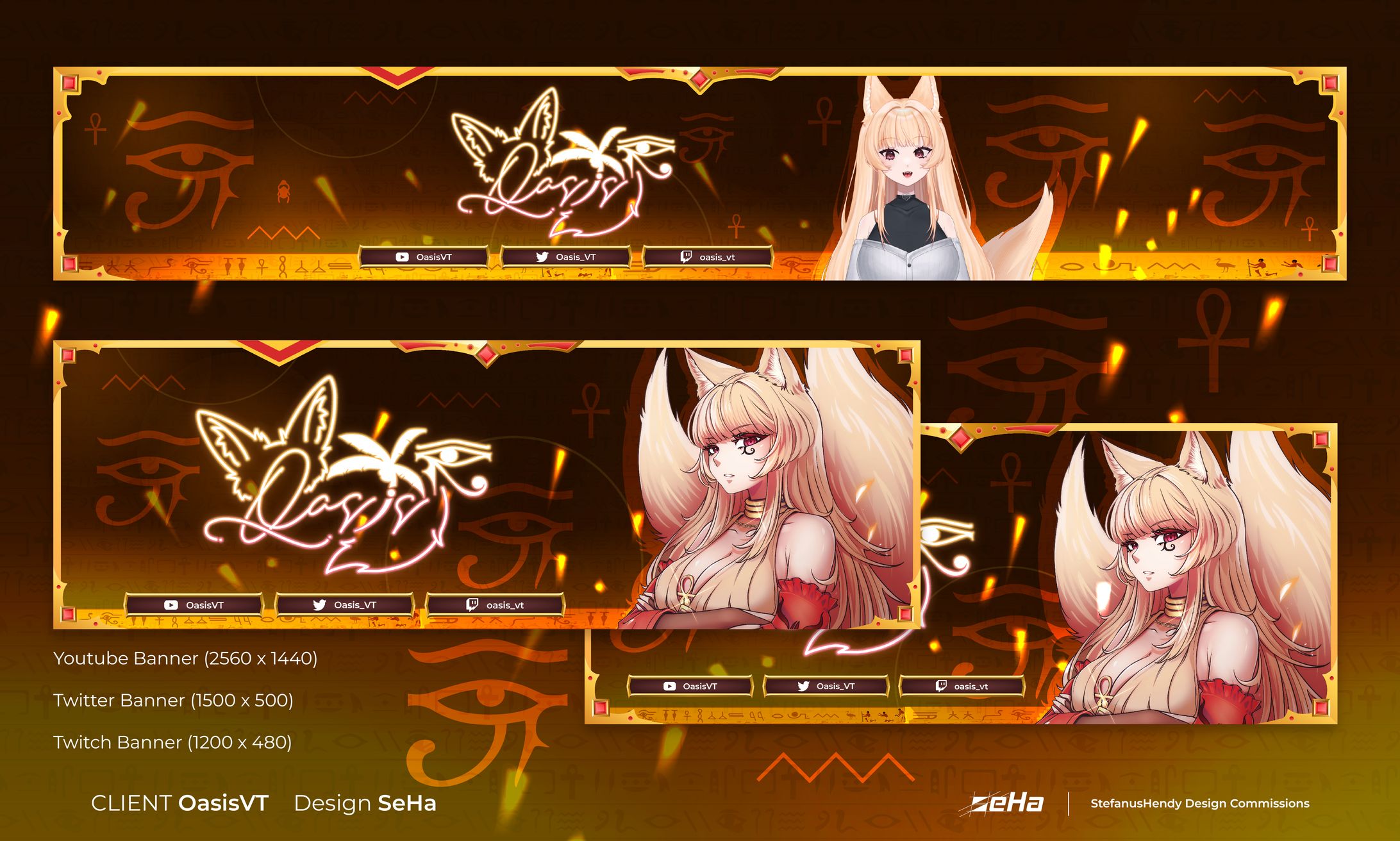 OasisVT Egyptian Banner