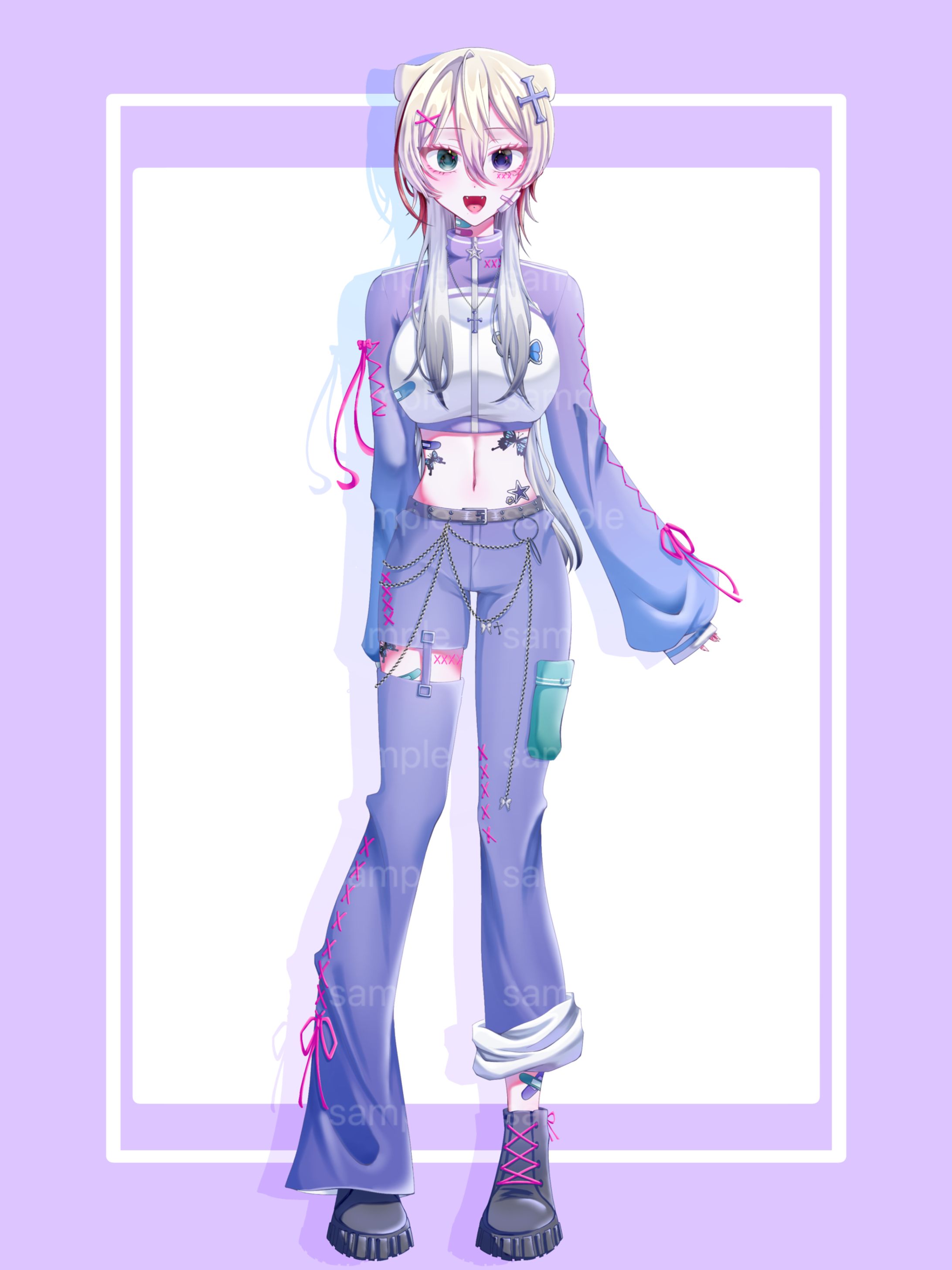 IRIAM用立ち絵「夜桜ゆん様」